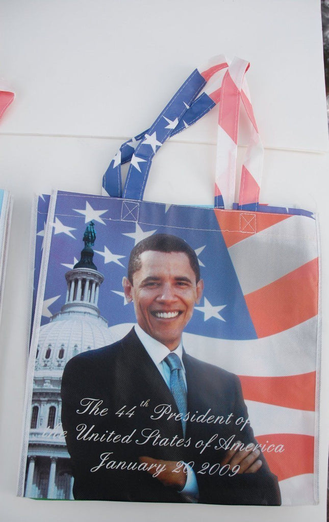 Kelechi African Authentics - President Obama & Family Four sided Bag